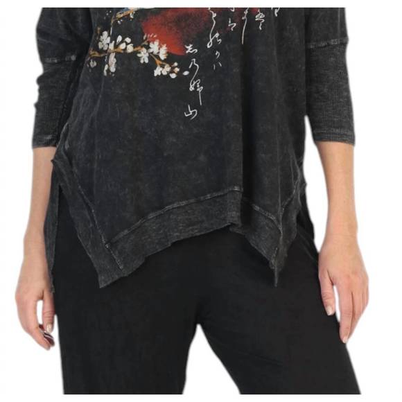 Jess & Jane | Tops | New Jess Jane Mineral Washed Cotton Dolman Sleeve ...